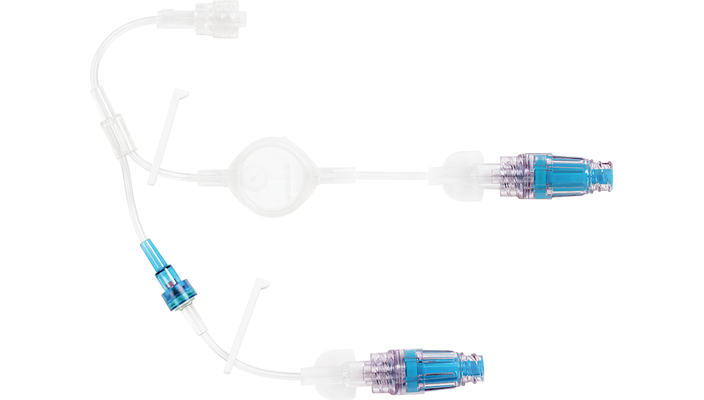 MaxZero™ Extension Set, Microbore, Bifuse, 2 Removable MaxZero™ Needle-Free Connectors, 2 Slide ...